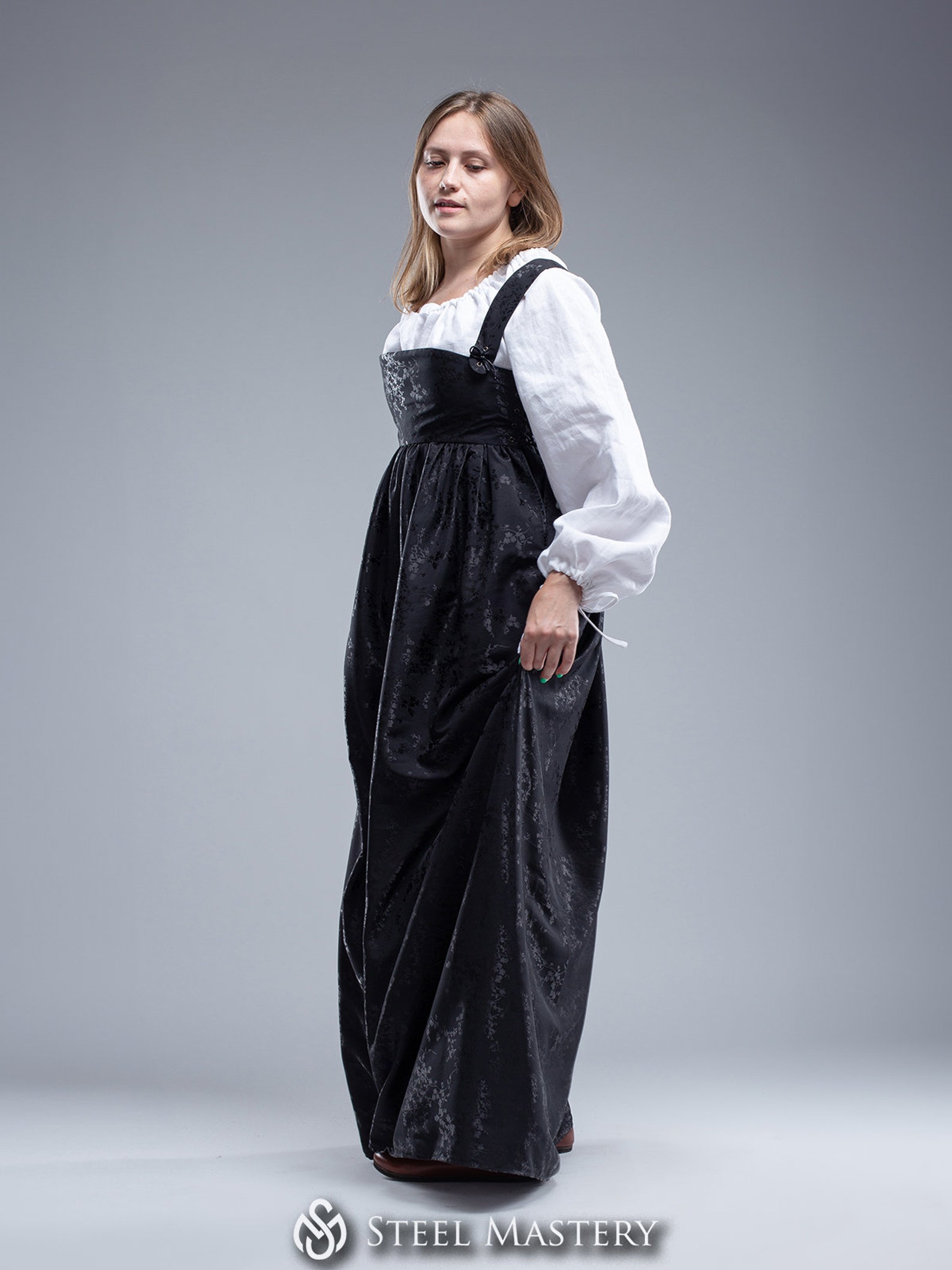 Renaissance Chemise Dress, Medieval Garb Women, Italian Long Dress ...