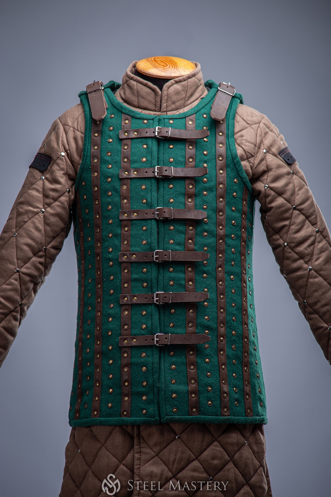 Brigandine for LARP, Renaissance Steel Armor, Medieval Costume for Man ...