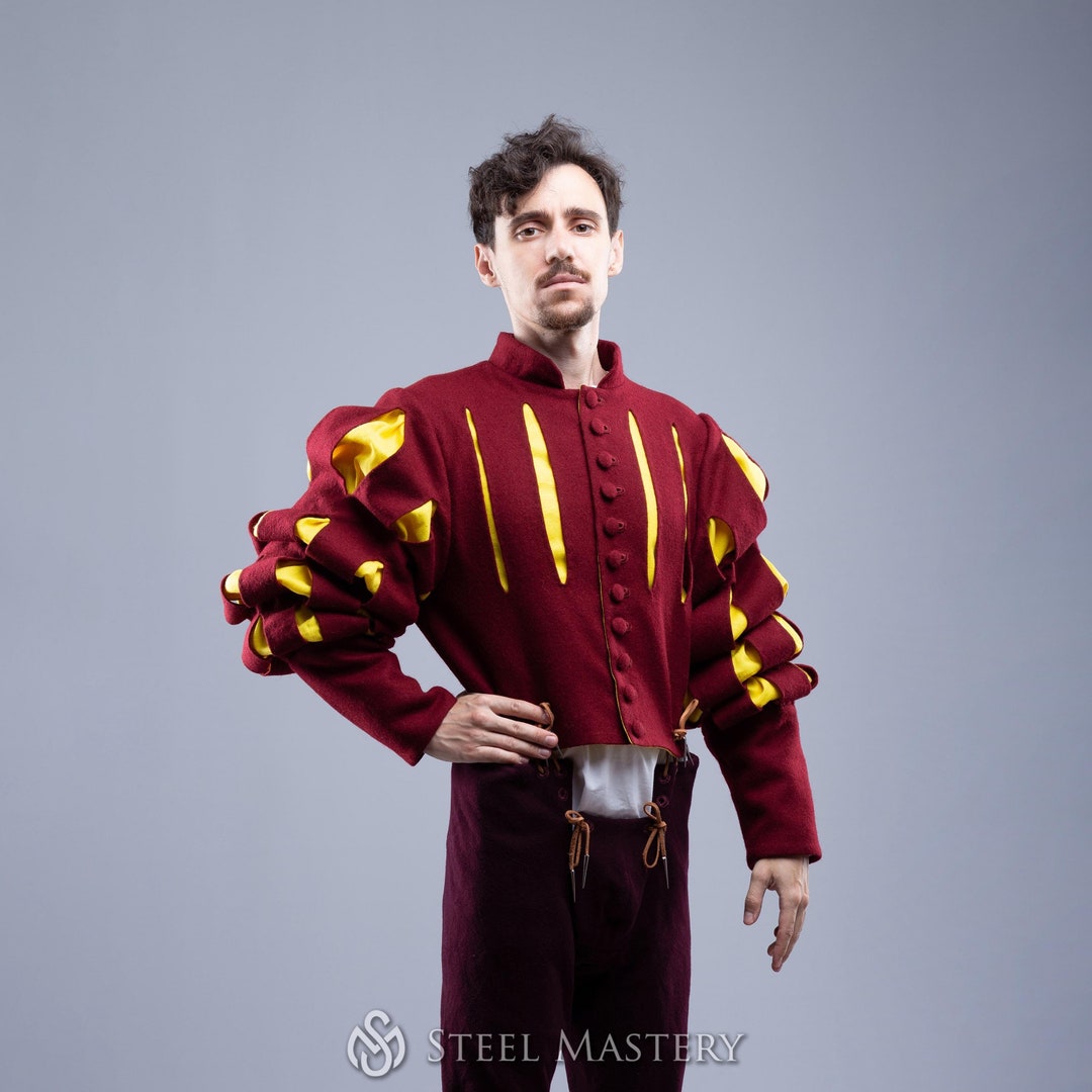 Personalized Landsknecht Doublet, Medieval Renaissance Garb, Landsknecht Reenactment Clothing ...