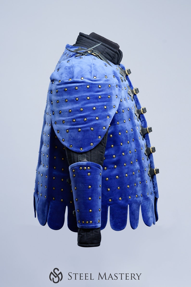 Leather Brigandine Spaulders, Medieval Armor Shoulder Protection - Etsy