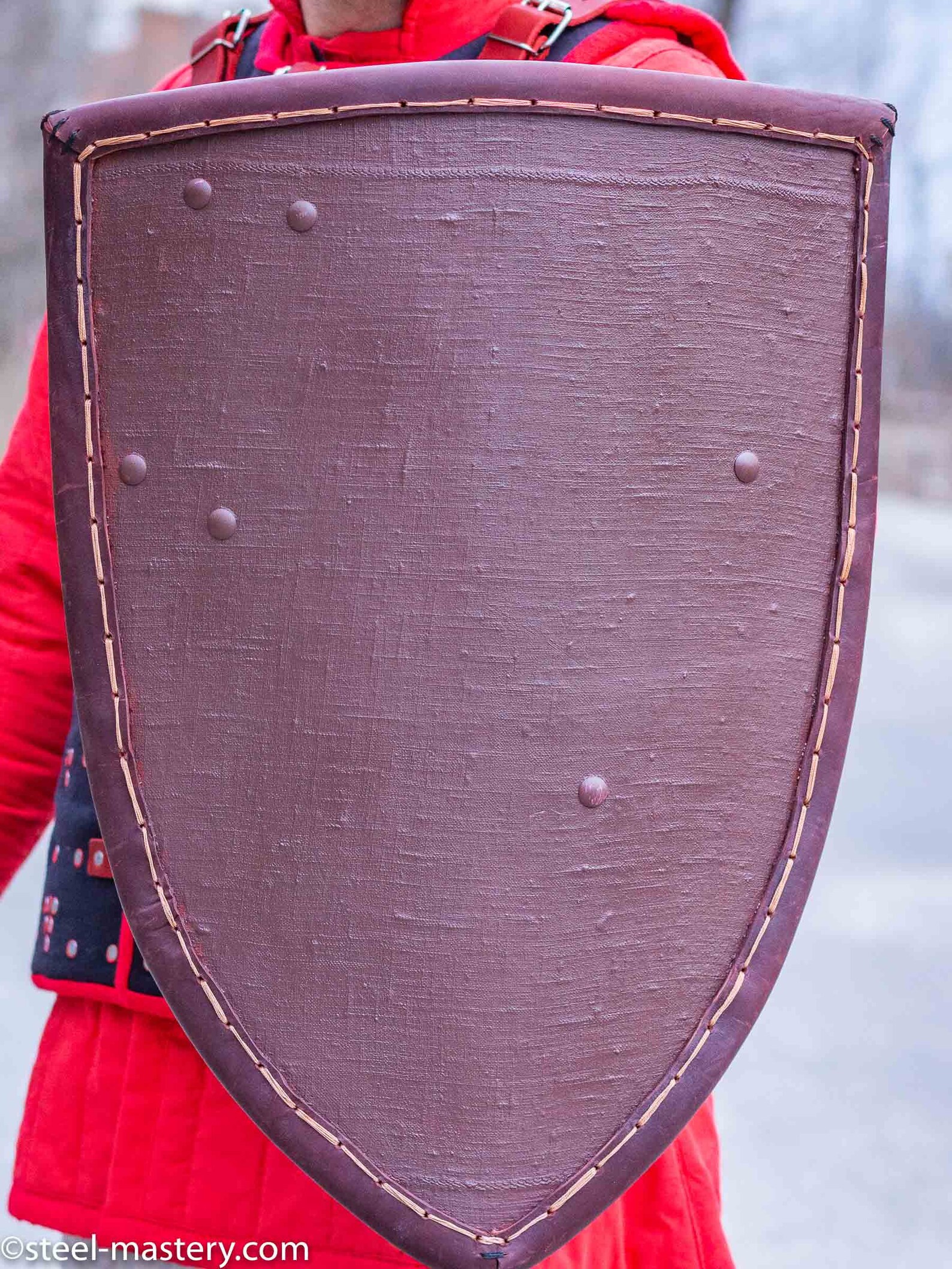 Triangle One-color Shield for Reenactors and Sca Viking - Etsy