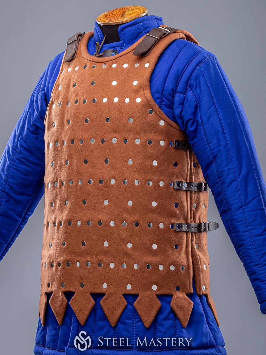 Brown Jack of Plates Armor Brigandine Wear, Historical Steel Plated ...