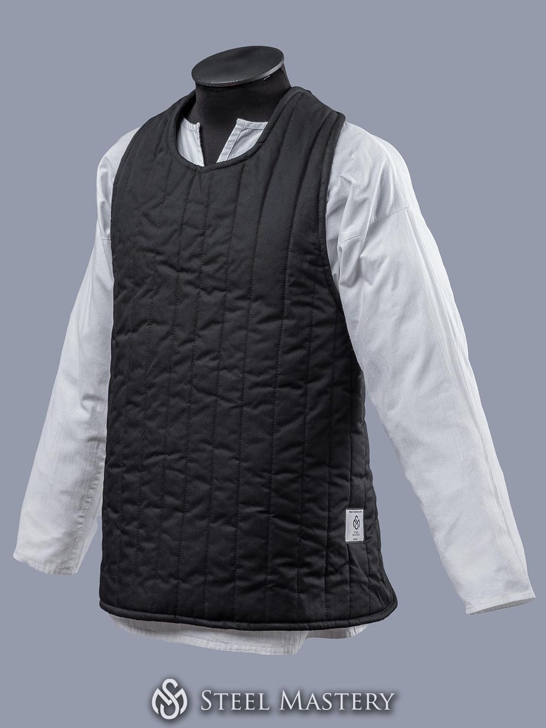 HEMA Padded Armor, Chest Protection, Body Fencing Vest, Black Medieval ...