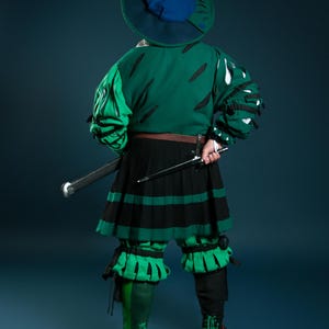 Medieval Landsknecht Striped Costume, Renaissance Outfit, Landsknecht ...