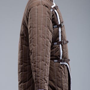 Gambeson Medieval Padded Arming Jacket, Short Gambeson, Reenactment ...