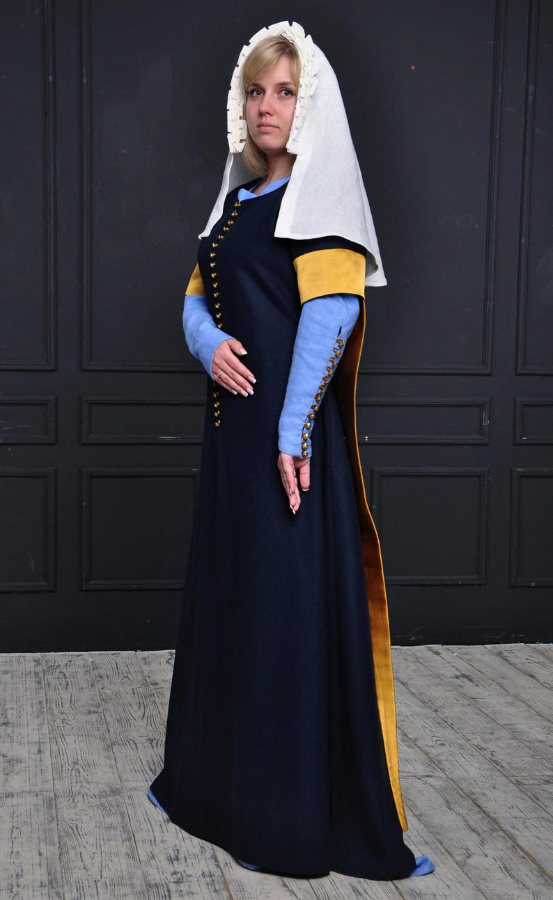 Medieval Kirtle, Italian Long Dress, English Renaissance Dress ...