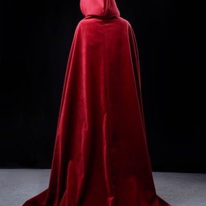 Medieval Cape With Hood for Reenactment, Italian Women Dress, Female ...