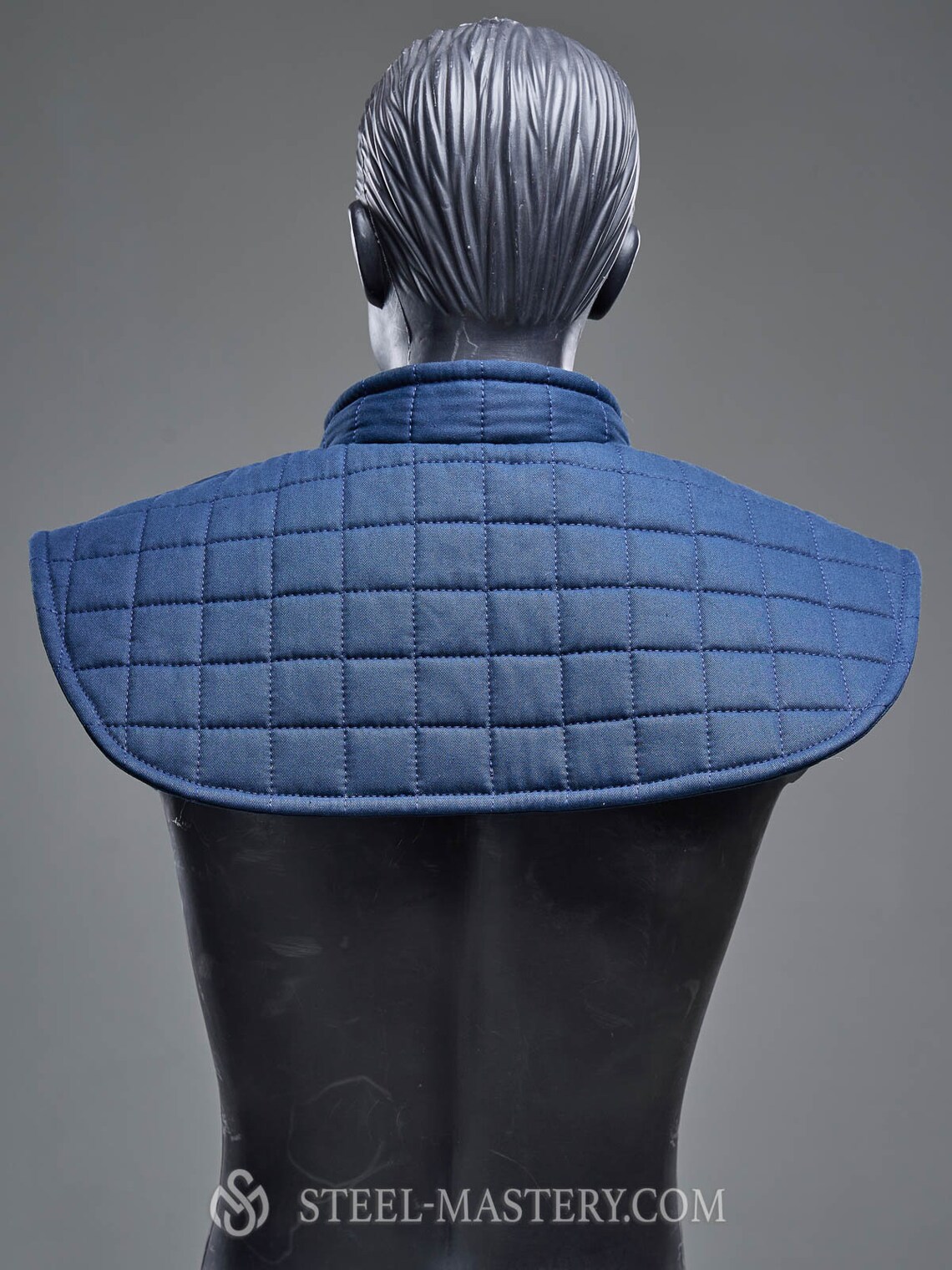 Padded Cotton Pelerine, Armor Neck Protection, Leather Belts - Etsy