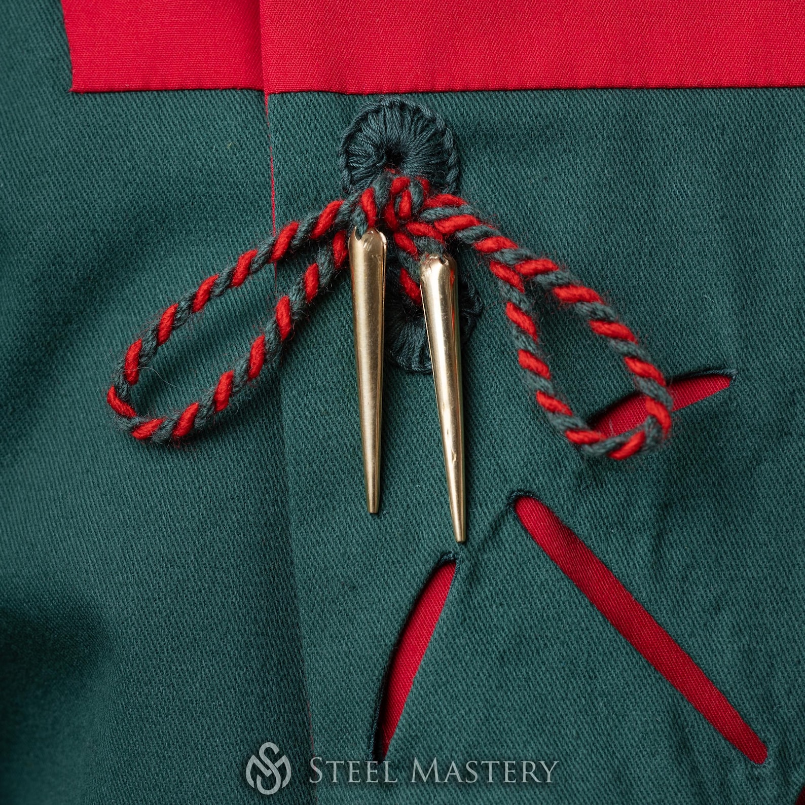Green and Red Landsknecht Coat, Renaissance Mens, Waffenrock ...