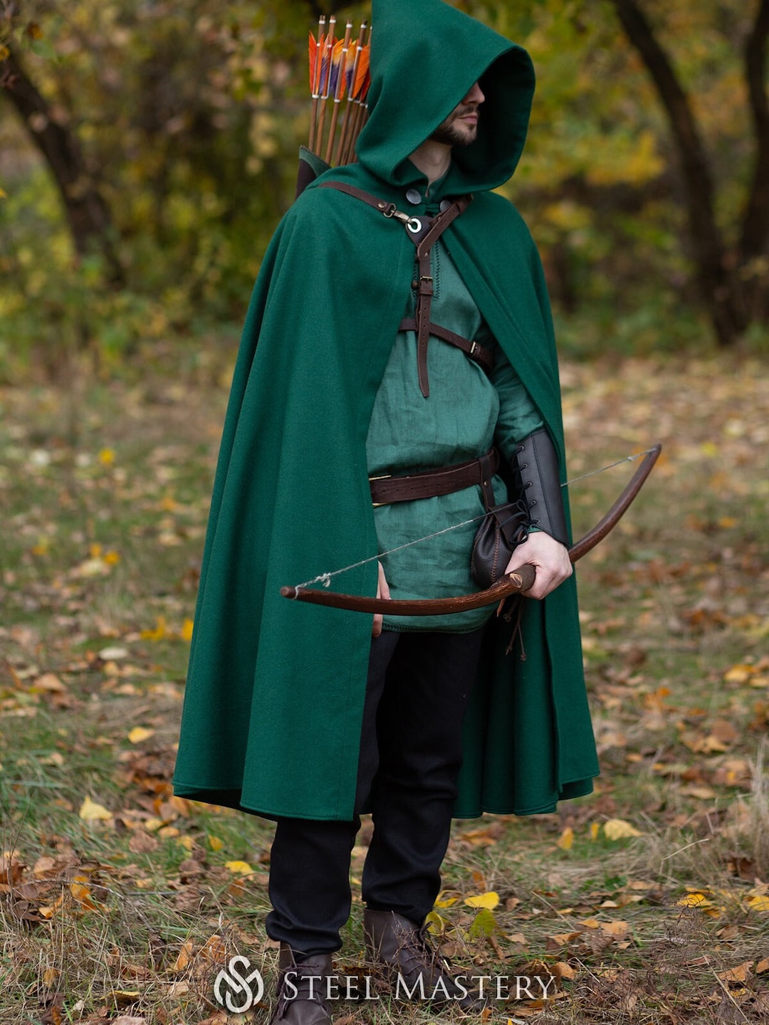 Archer Cosplay Costume, Robin Hood Costume, Robin Hood Cosplay, Long ...