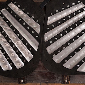 Splinted Tasses, Thighs Plates, Brigandine Leg Armor, SCA Leg Armour ...