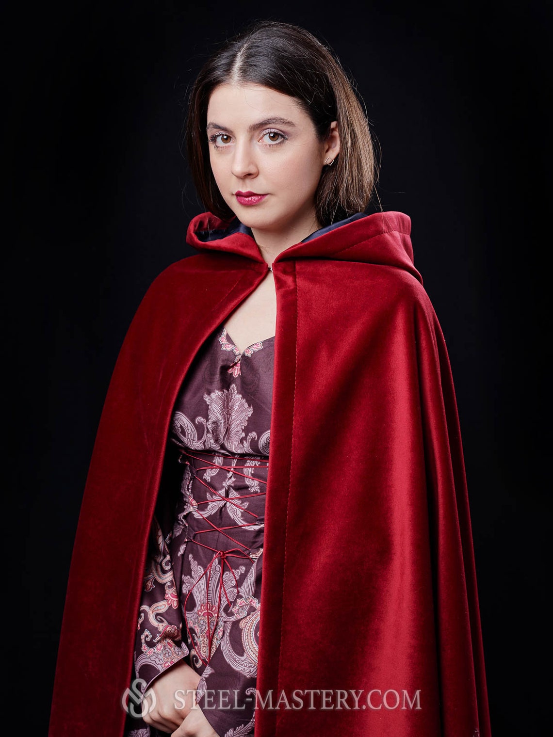 Medieval Cape With Hood for Reenactment Italian Women Dress - Etsy