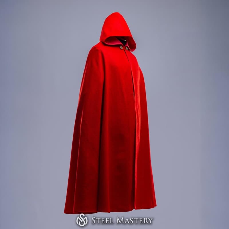 Red Hooded Cape - Etsy
