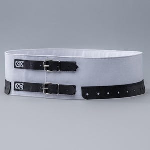 Arming Belt for Medieval Chausses, Linen Medieval Belt, Handmade Belt With Leather Parts, Ren ...
