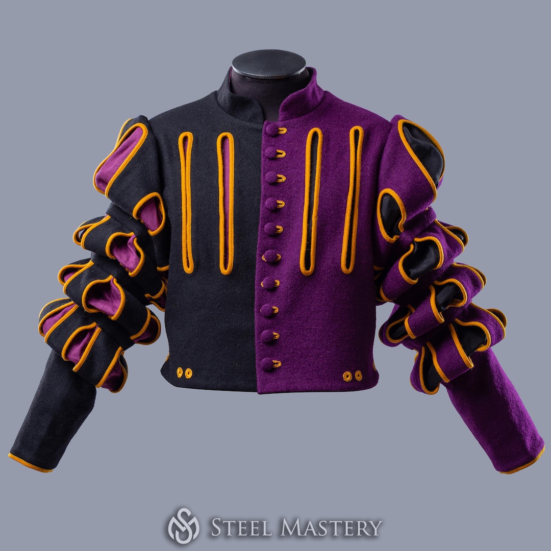 Slashed Sleeve Doublet, Woolen Landsknecht, Reenactment Doublet ...