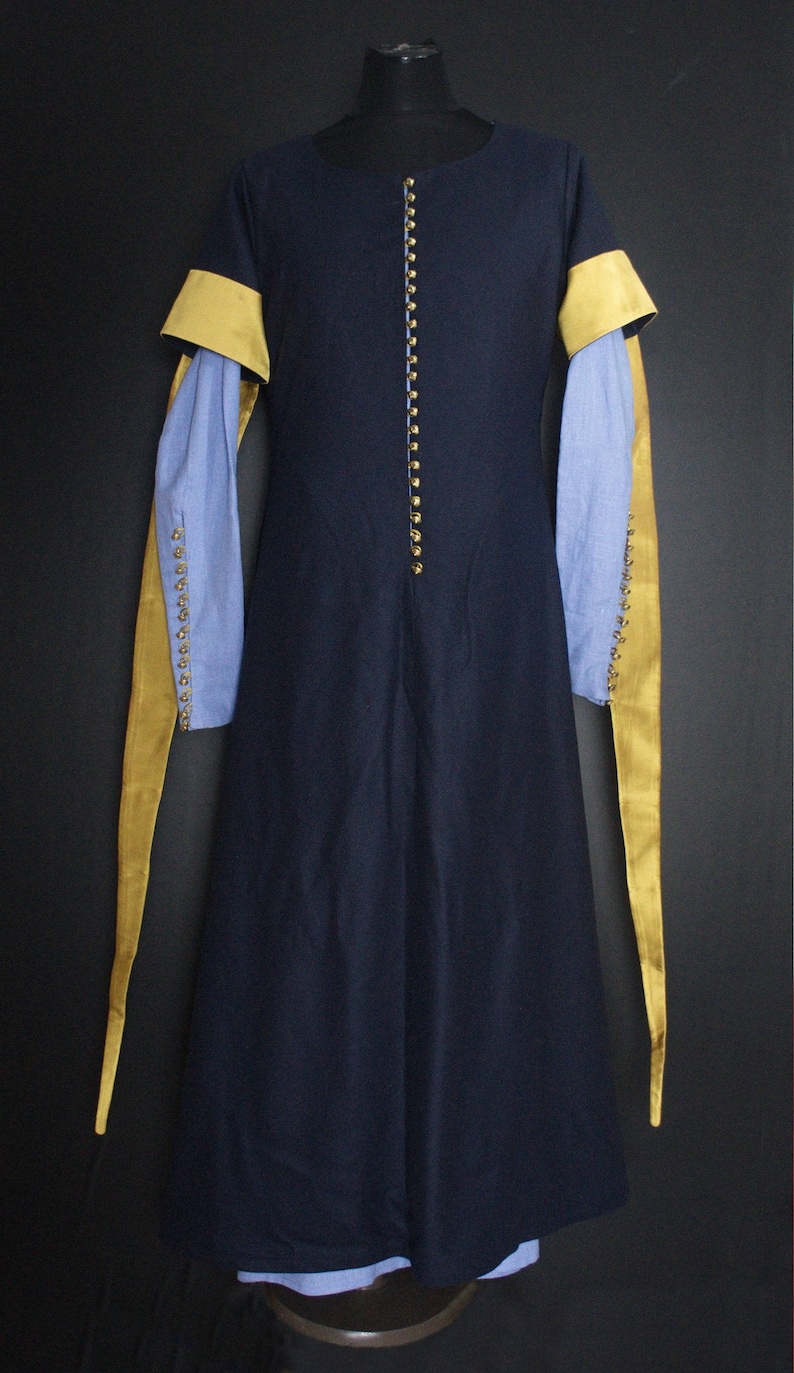 Medieval Kirtle, Italian Long Dress, English Renaissance Dress ...