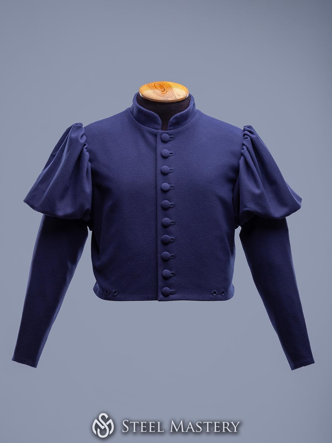 Ren Fair Jacket, Medieval Wool Doublet With Sleeves, 16th Century Coat ...
