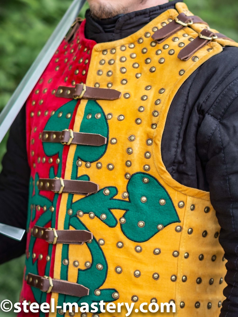 Small-plated Brigandine Armor Medieval Warrior Garniture - Etsy