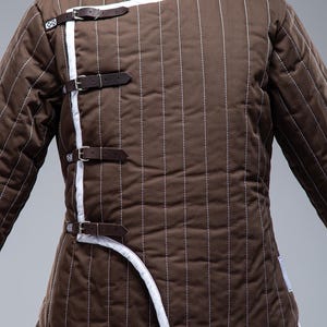 Gambeson Medieval Padded Arming Jacket, Short Gambeson, Reenactment ...