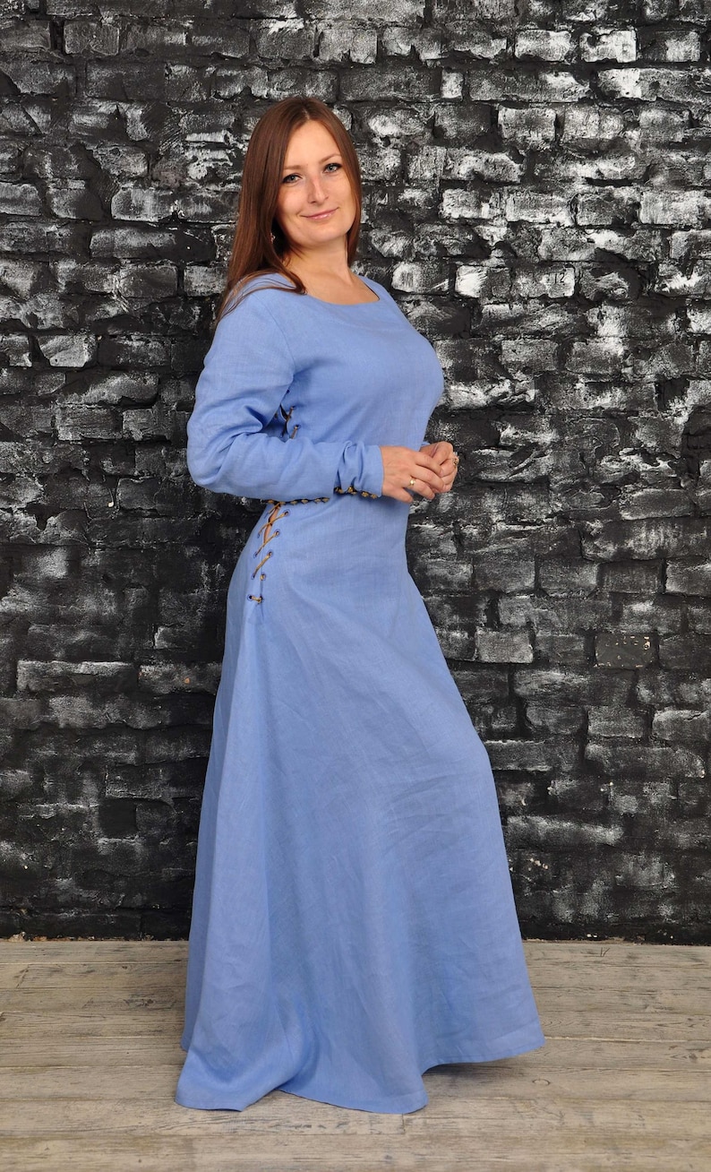 Medieval Kirtle, Italian Long Dress, English Renaissance Dress ...