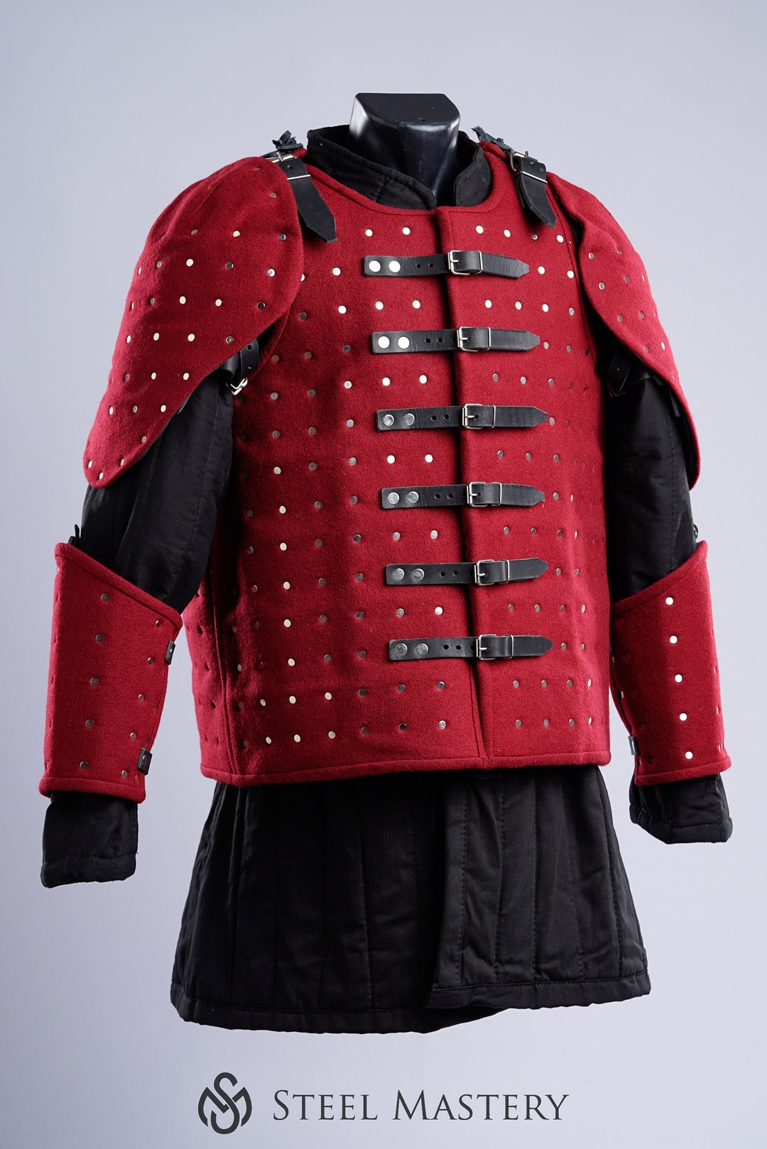 Shadiversity Full Set Brigandine Armor, Spaulders, Bracers, Eva Foam ...