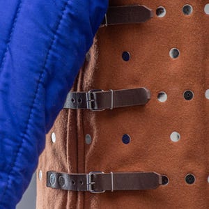 Brown Jack of Plates Armor Brigandine Wear, Historical Steel Plated ...