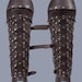 LARP Greaves Armor, Leather Leg Armor, Fantasy Greaves, Leather Knee ...