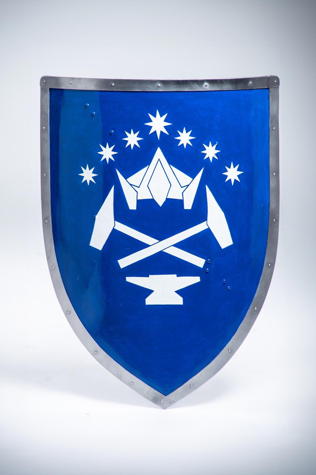 Metal Shield for LARP, Knight Battle, Shield Knight Protection, Hand ...