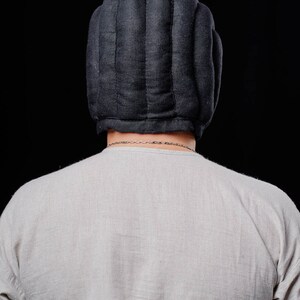 Medieval Padded Arming Cap, Padded Cap for Head Protection, Natural ...
