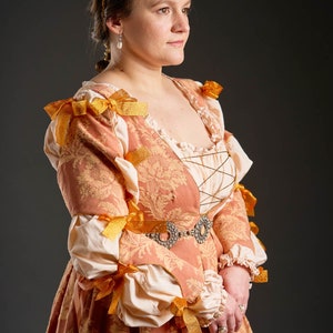 Renaissance Italian Princess Dress, Long Sleeve Medieval Gown - Etsy