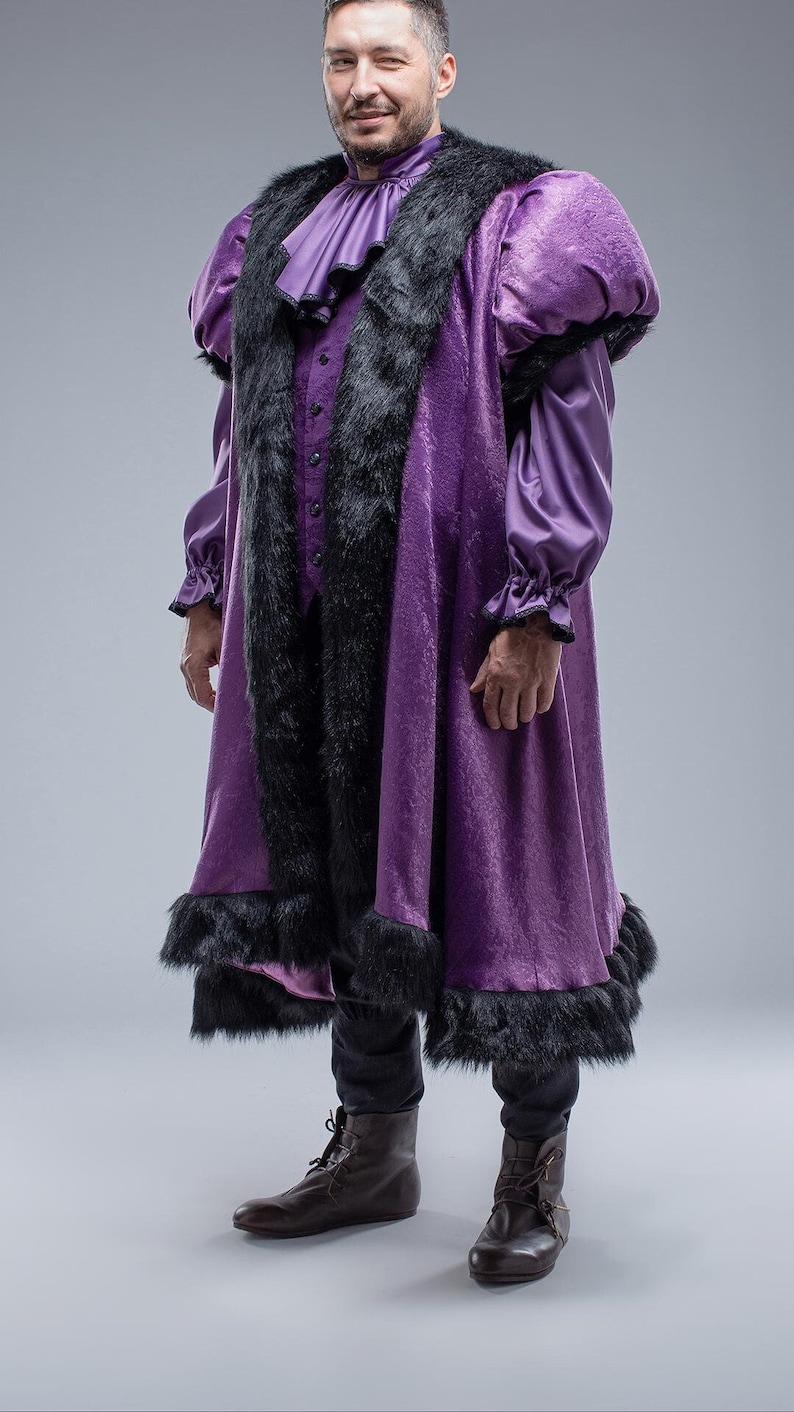 King Costume for Cosplay, Reenactment Clothing, Royal King Full Outfit ...