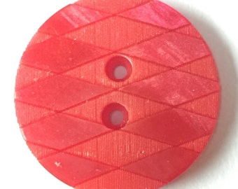 Red Button 4 hole 2.5cm diameter plastic | Etsy