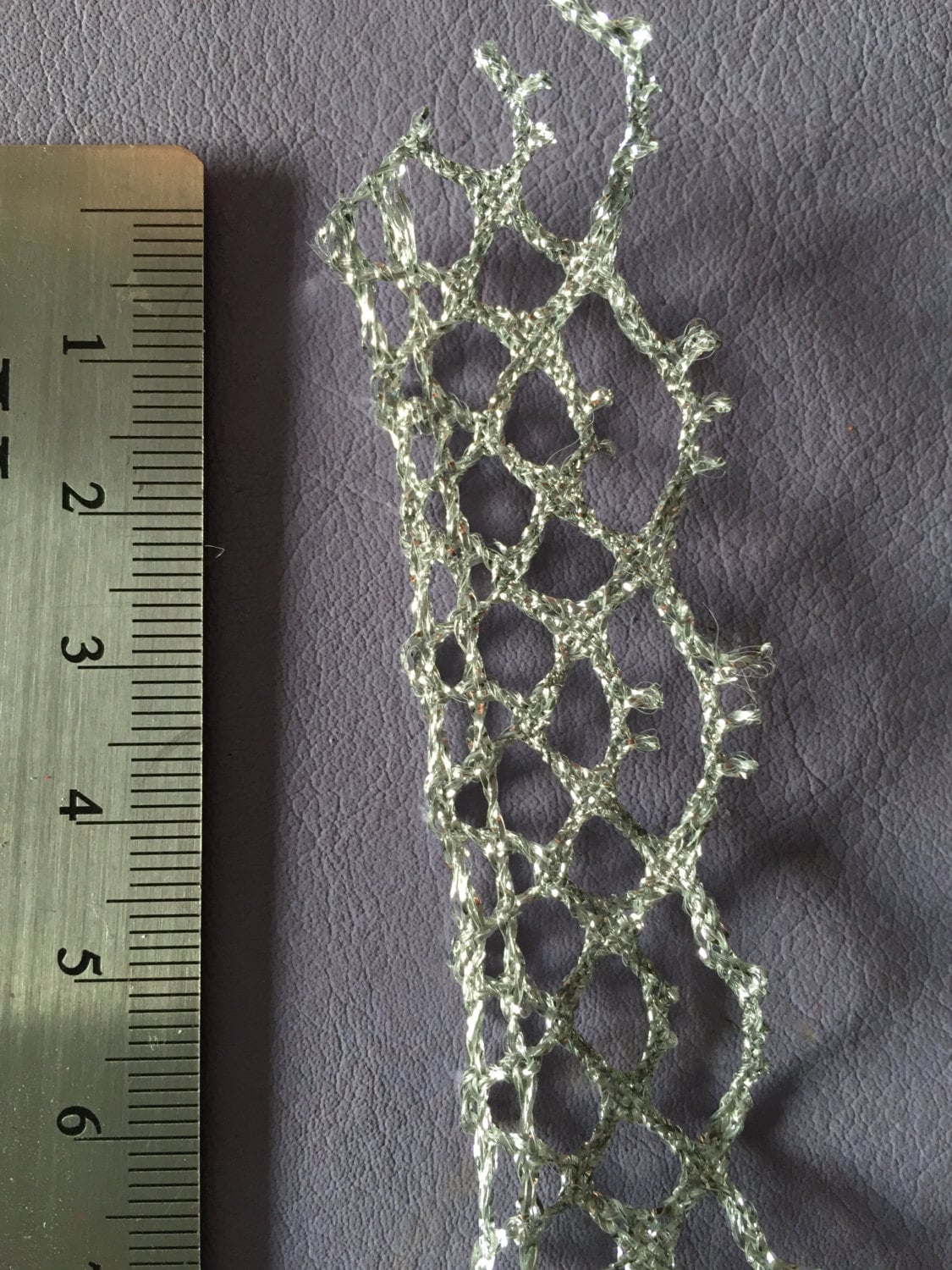 Fine Silver Metallic 'lace' Effect Edge Ribbon Braid Trim - Etsy UK