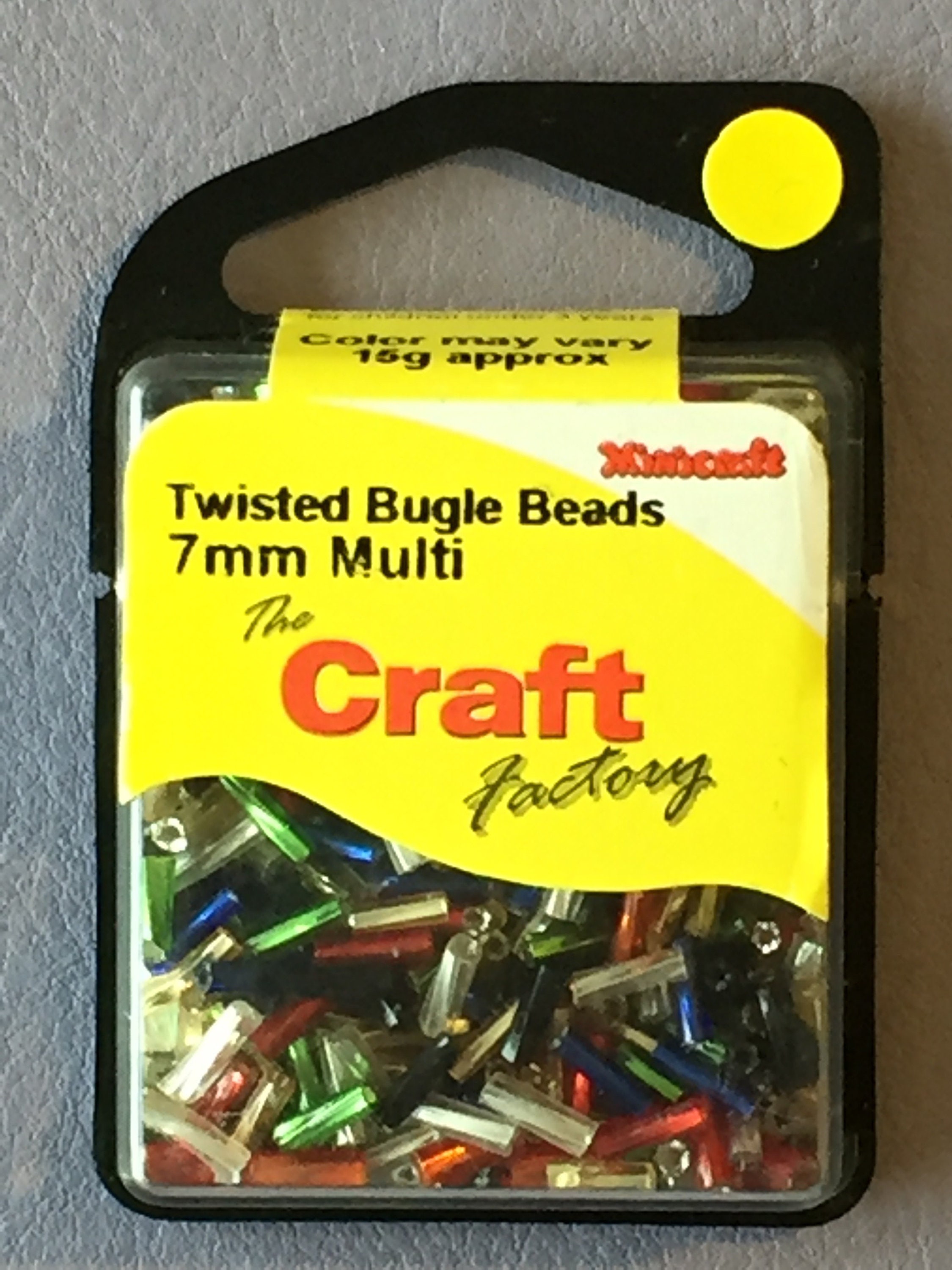 Craft Factory Bugle Beads Approx 15g 6mm Multi - Etsy
