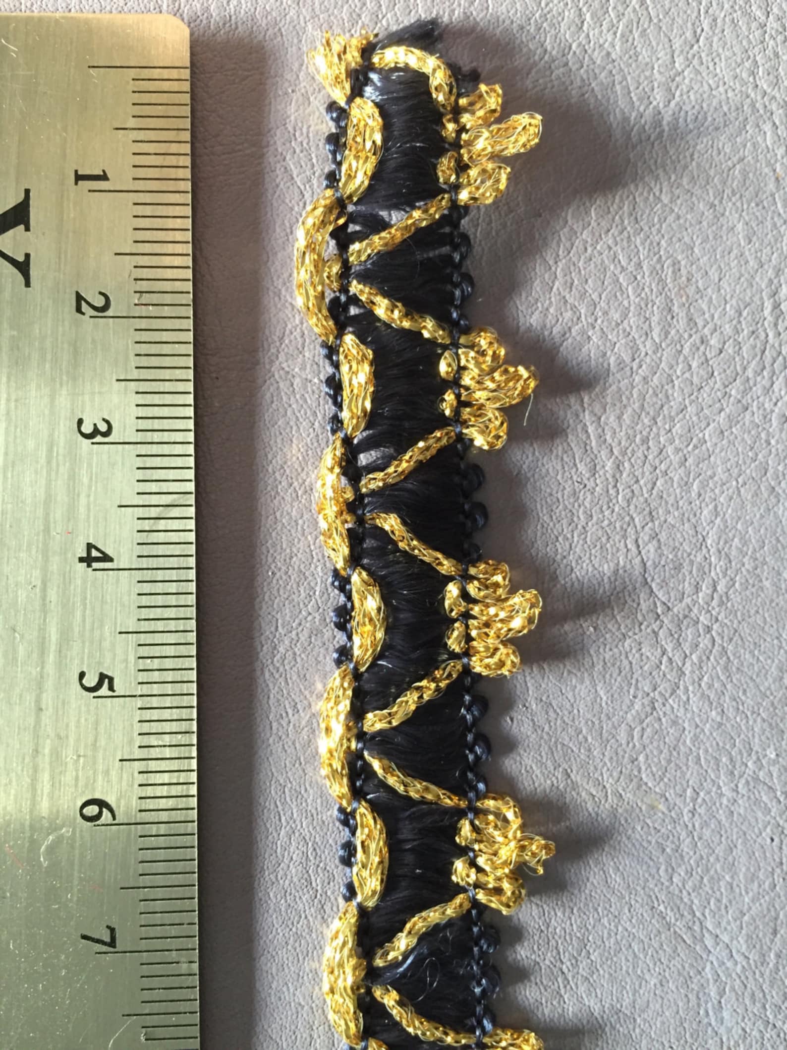 Navy/gold 'coronet' Ribbon Braid Trim - Etsy UK