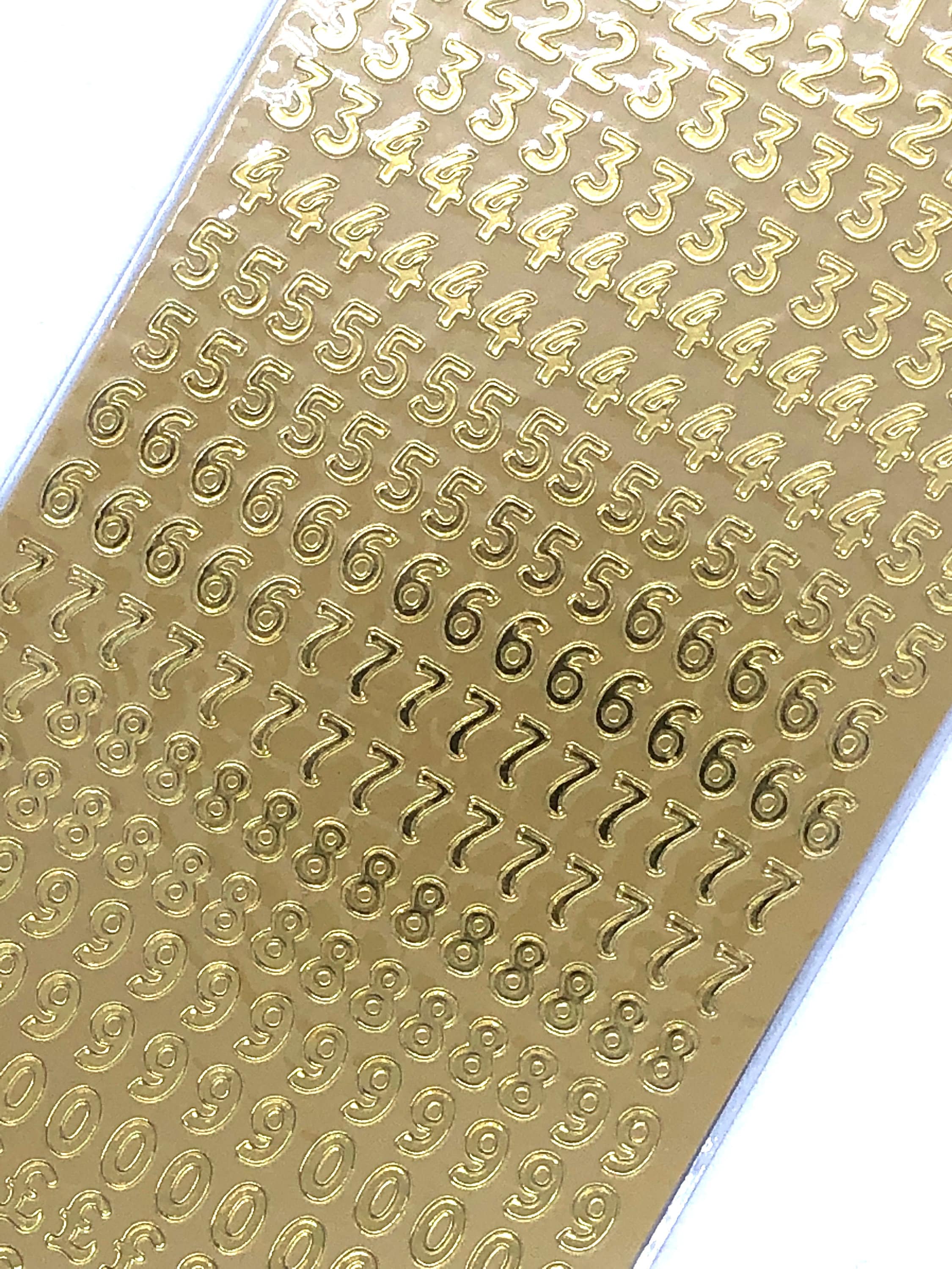 Peel off Card Craft Stickers Greetings Silver/gold - Etsy