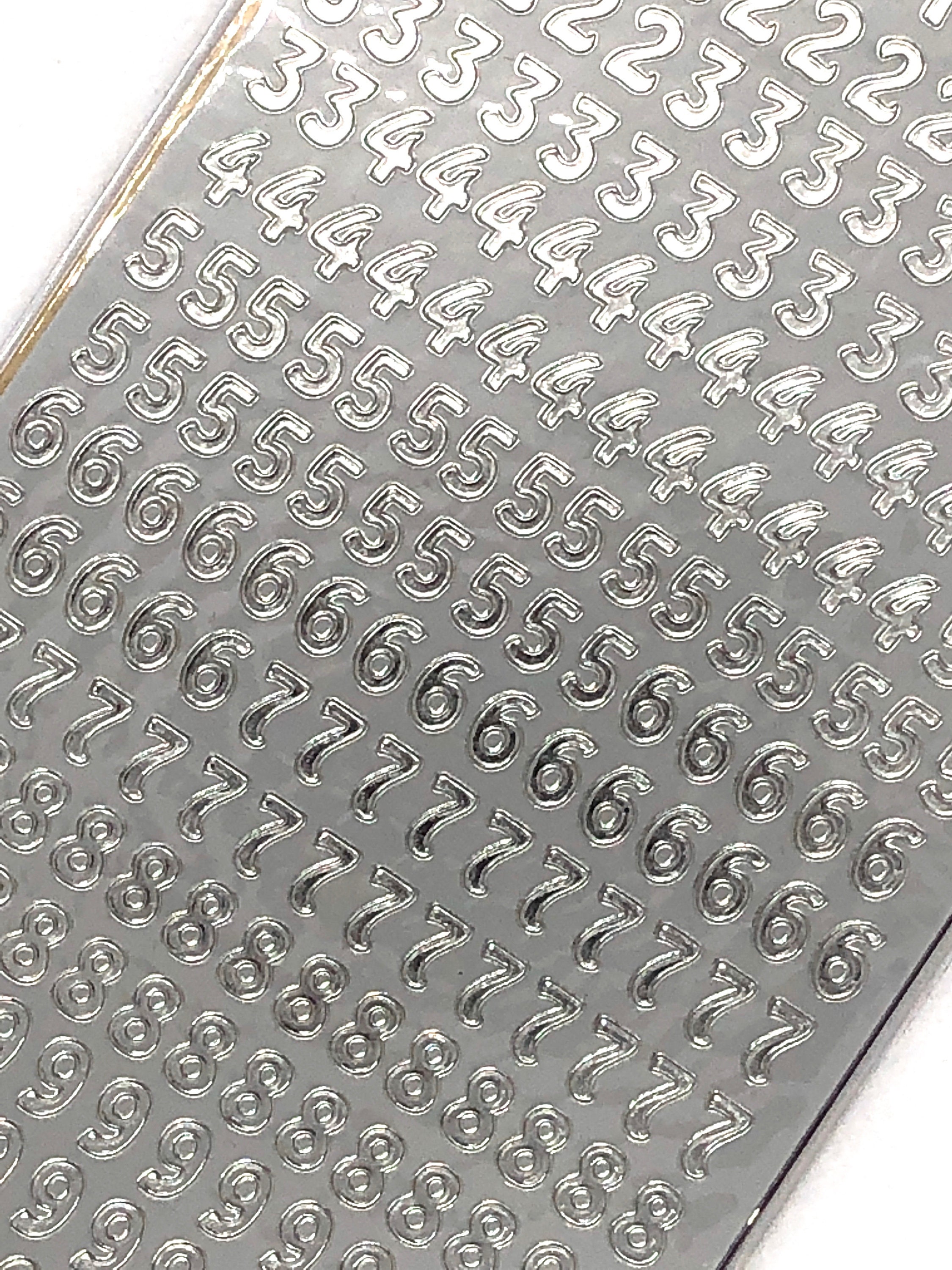 Peel off Card Craft Stickers Greetings Silver/gold - Etsy