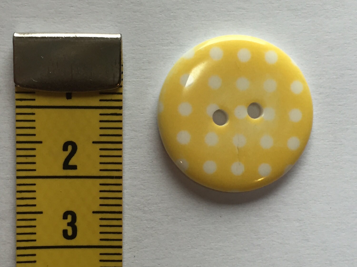 Yellow Spot Button 2 Hole 2.4cm Diameter Plastic - Etsy