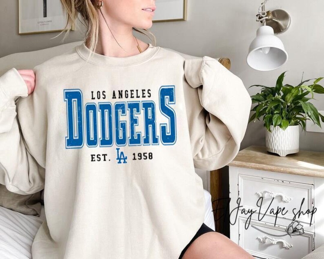 Vintage Los Angeles Dodger Crewneck Sweatshirt / T-shirt, Dodgers EST ...