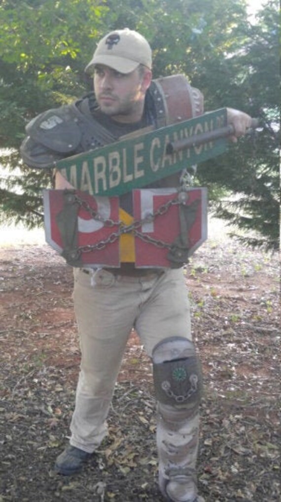 Apocalyptic Broad Sword Wasteland Street Sign | Etsy