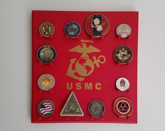 Military Challenge Coin Display Rack Army Wall-mounted | Etsy