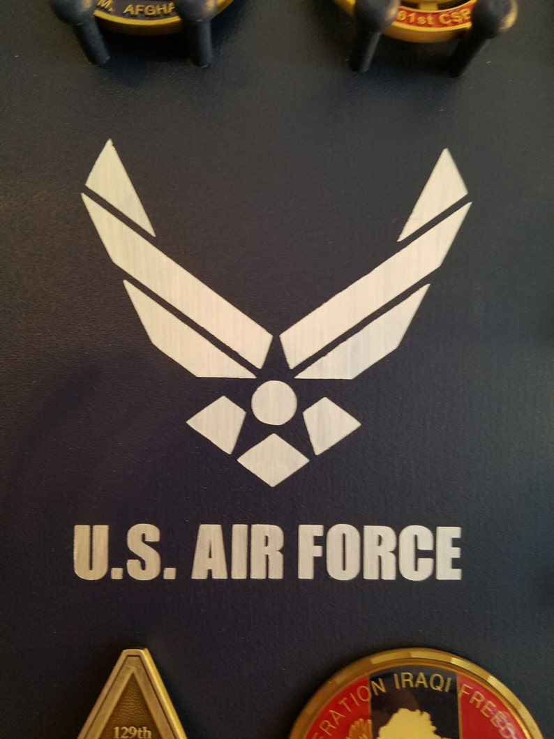 Military Challenge Coin Display Rack Air Force - Etsy