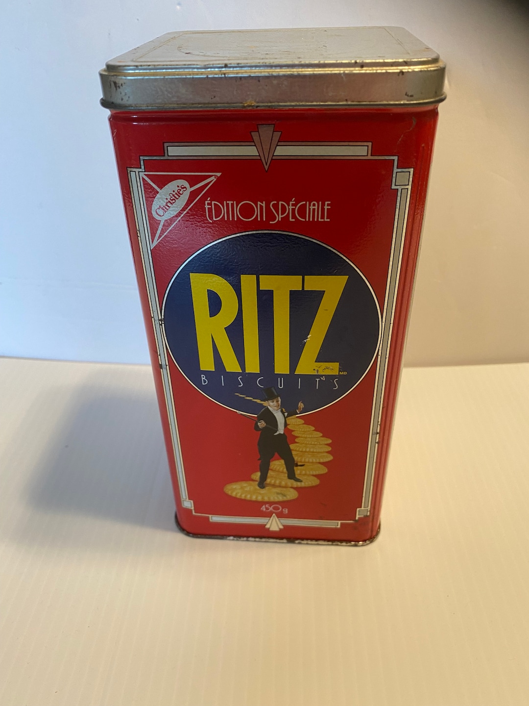 Ritz Biscuits Vintage 1990 Tin Collectors Box Rustic Christine's ...