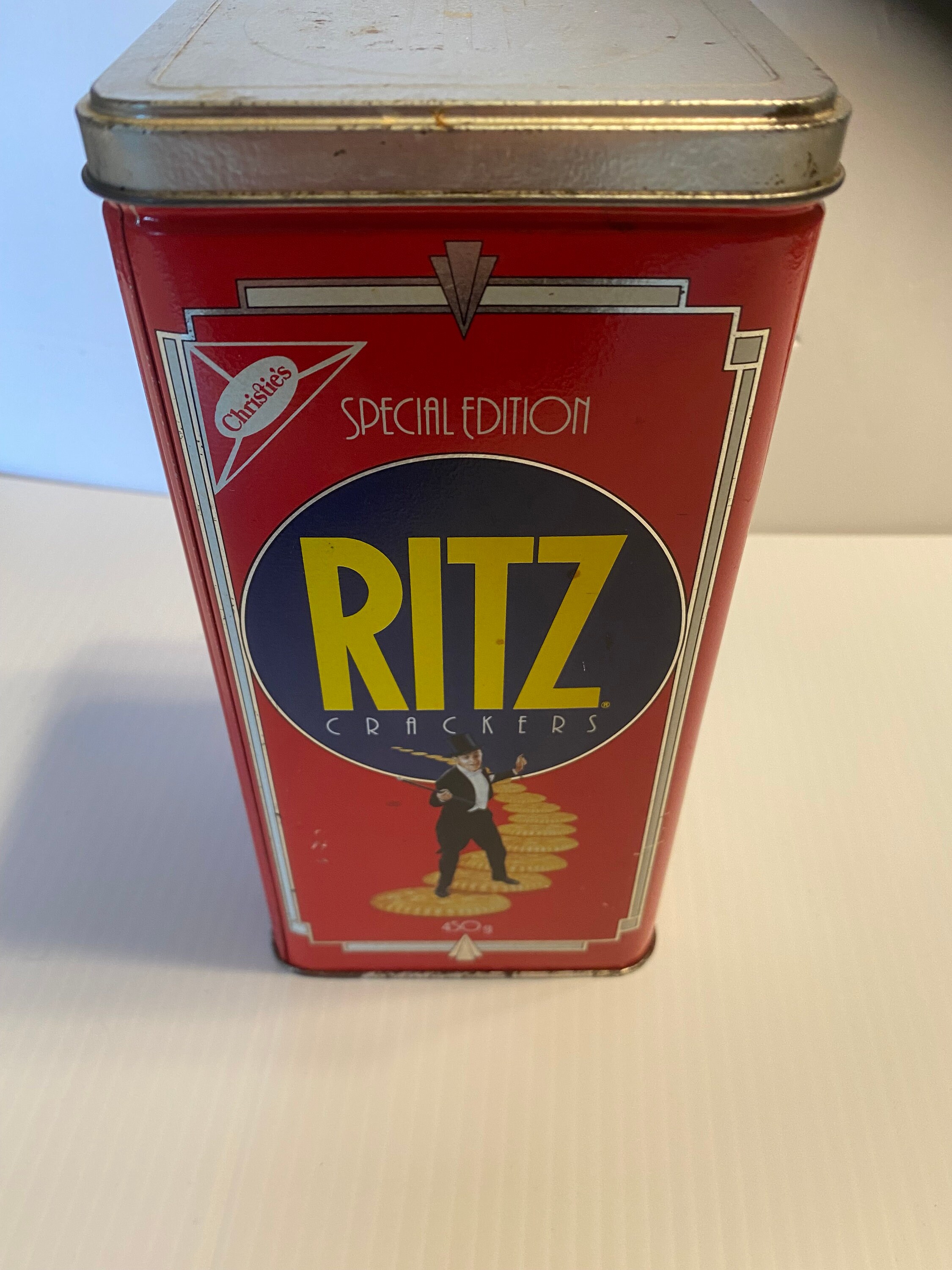 Ritz Biscuits Vintage 1990 Tin Collectors Box Rustic Christine's ...