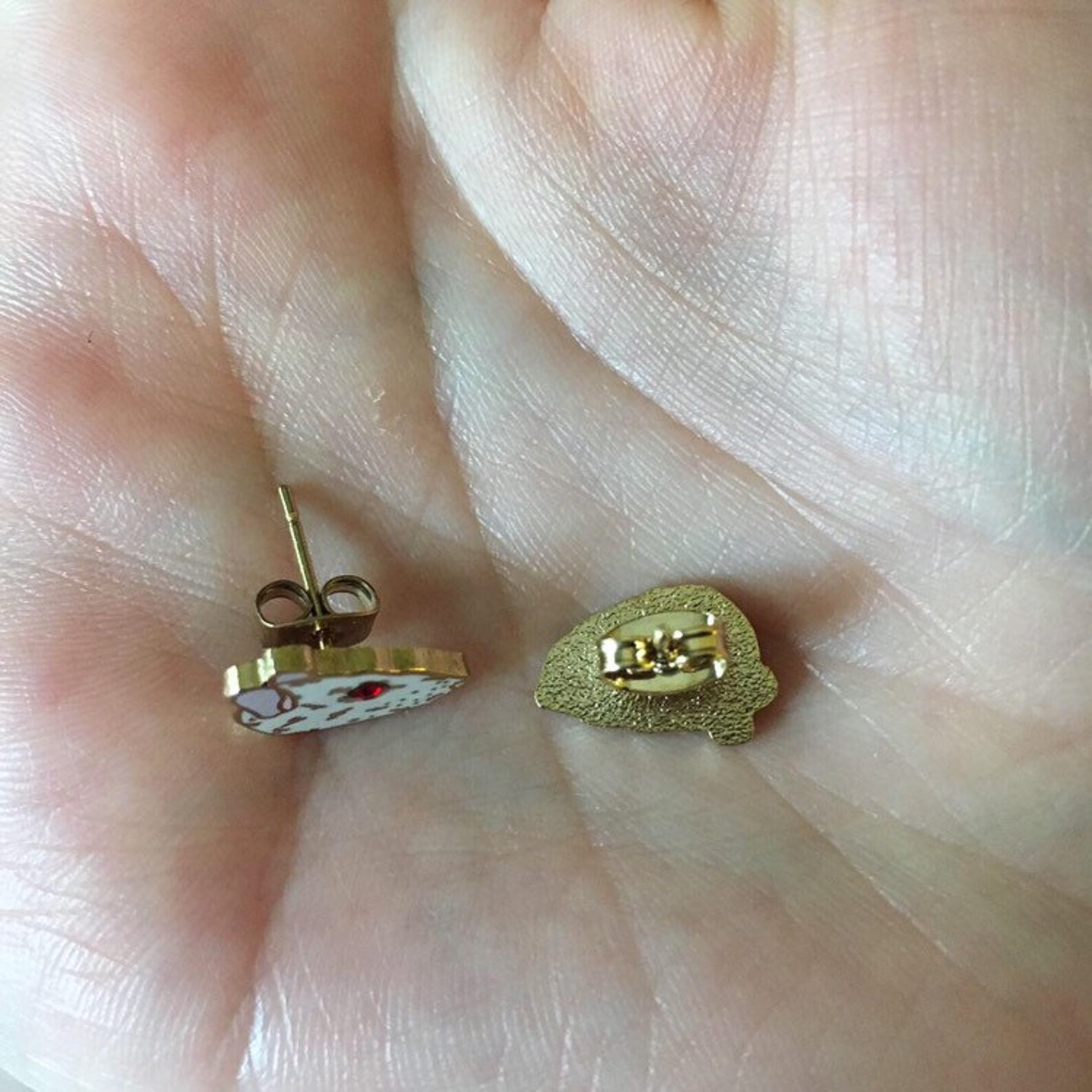 Ratte Kopf Ohrstecker Ohrringe Emaille Ratte Liebhaber | Etsy