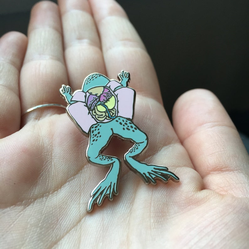 Dissected Frog Enamel Pin Science Pin Lapel Pin Anatomy - Etsy