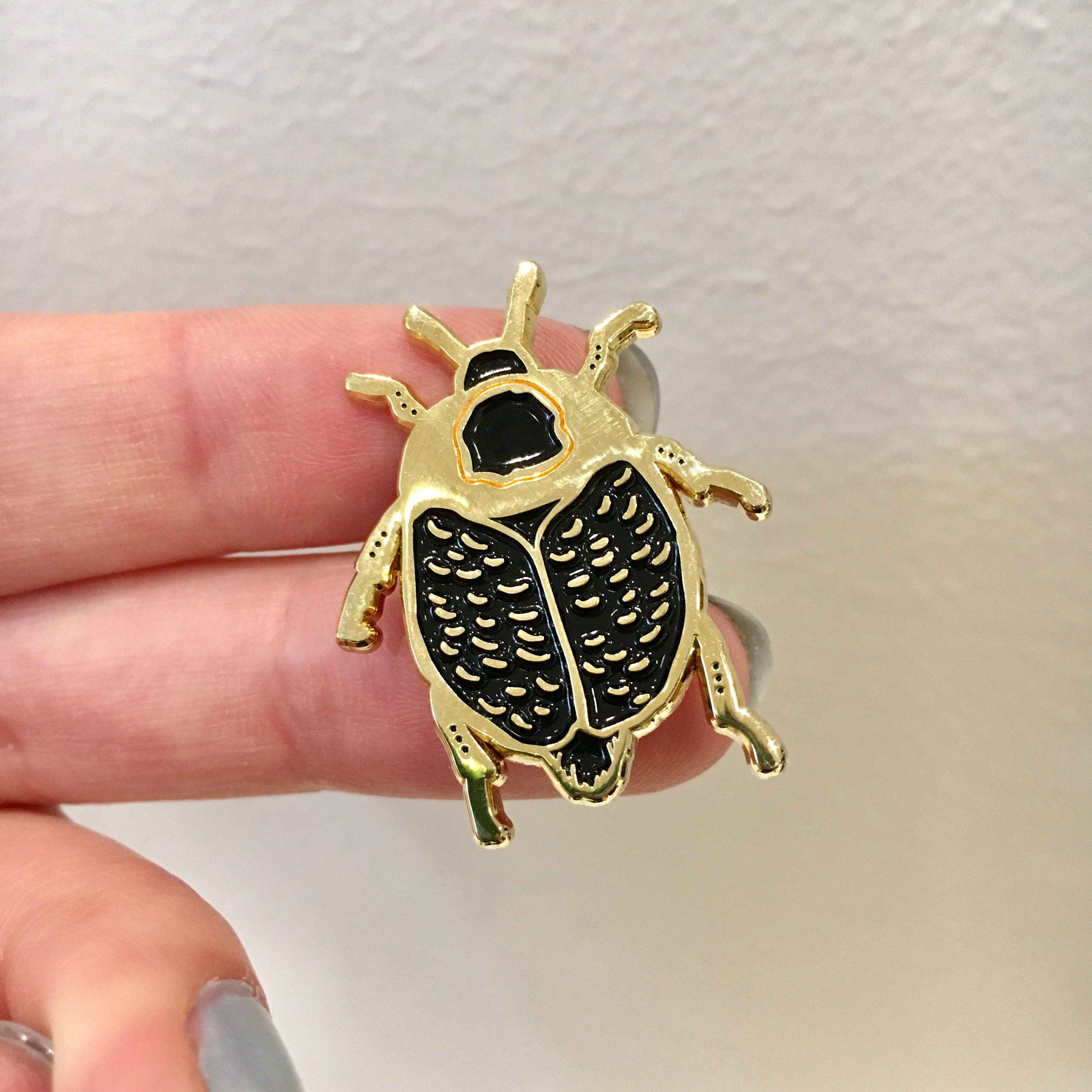 Carrion Beetle Enamel Pin Horror Pin Lapel Pin Death - Etsy
