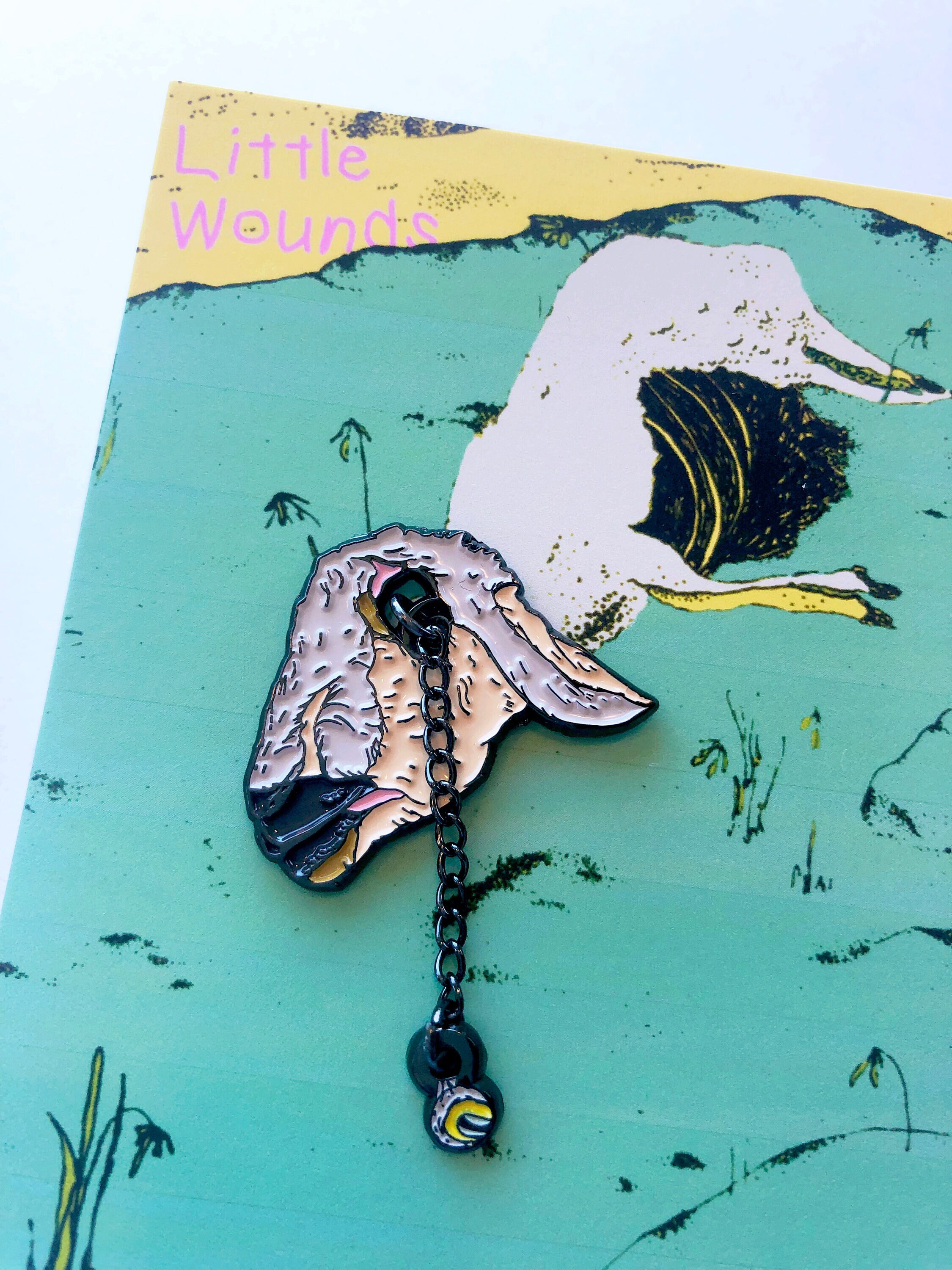 Decomposing Sheep Head Enamel Pin Lapel Pin Animal Pin Pin - Etsy