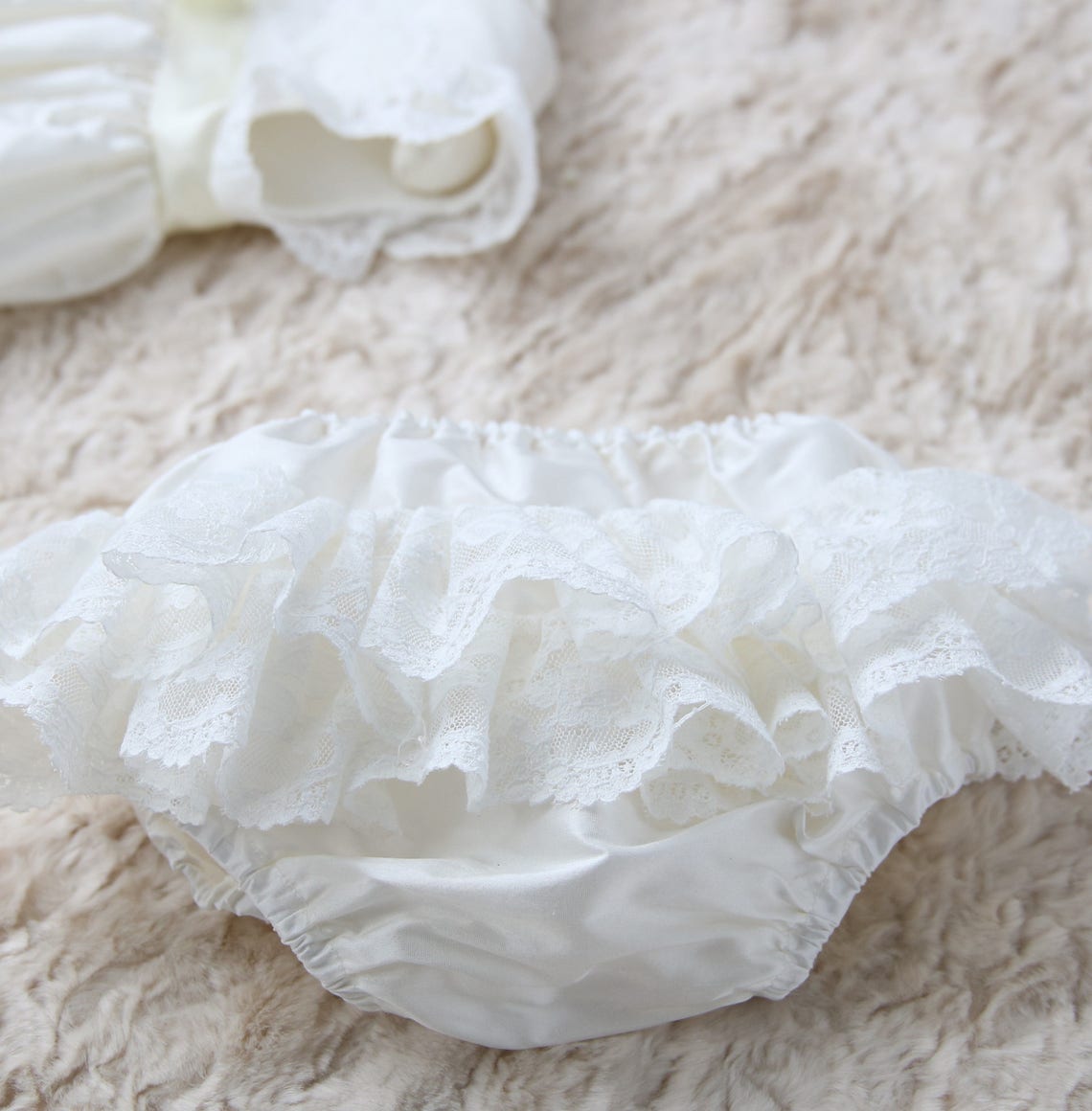 Scarlett Frilly Pants With Lace Frilly Knickers Silk - Etsy