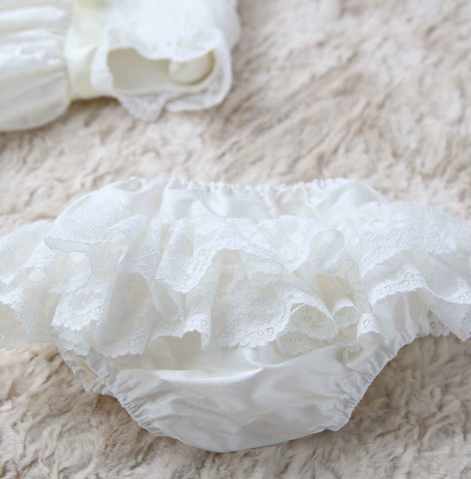 Scarlett Frilly Pants With Lace Frilly Knickers Silk - Etsy